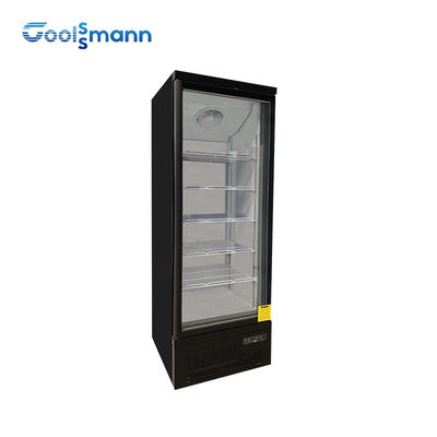 Double Glazed Glass Door Fridge Freezer , LED 1260L Drink Display Fridge