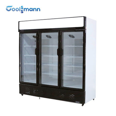 Self Closing Single Glass Door Cooler 267L Automatic Defrosting Display ...