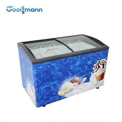 Sliding Ice Cream Display Freezer